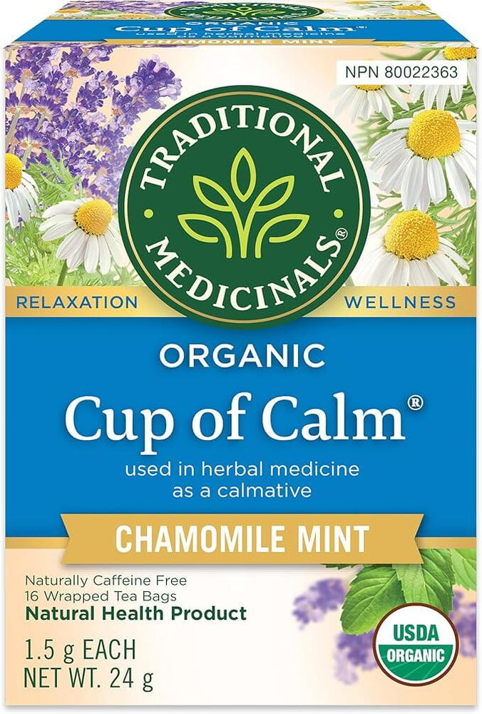 Traditional Medicinals Organic Cup Of Calm Chamomile Mint 16 Tea Bags ...