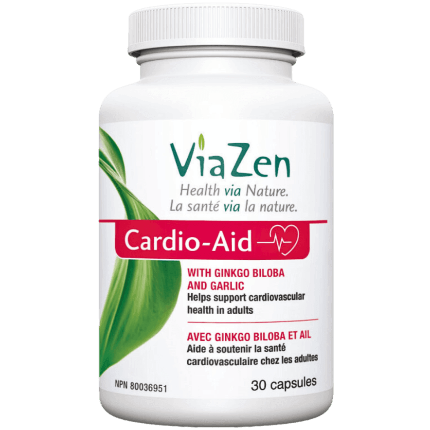 ViaZen Cardio-Aid 30 Capsules | Village Vitamin Store Canada