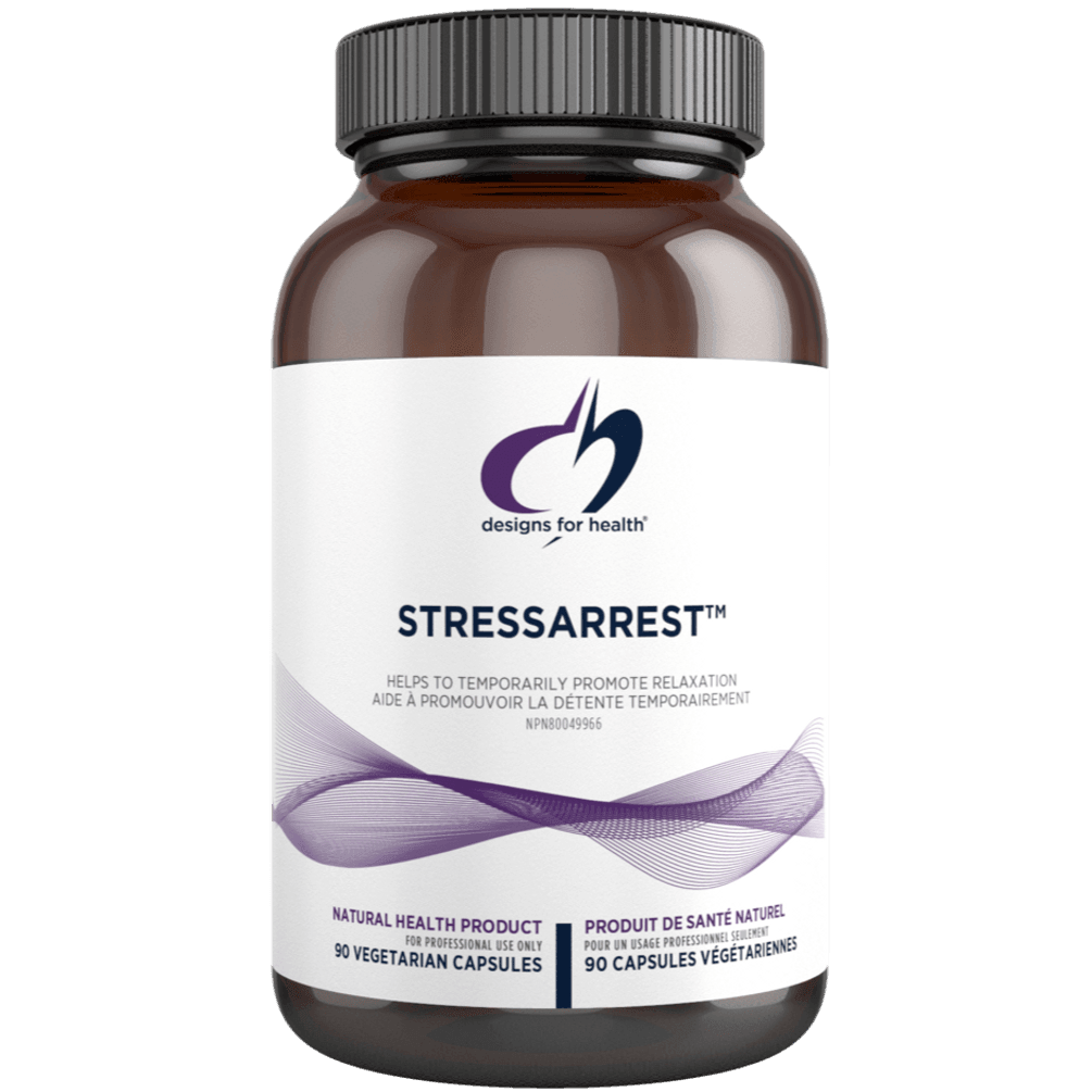 Designs for Health StressArrest 90 Veg Capsules – Village Vitamin Store