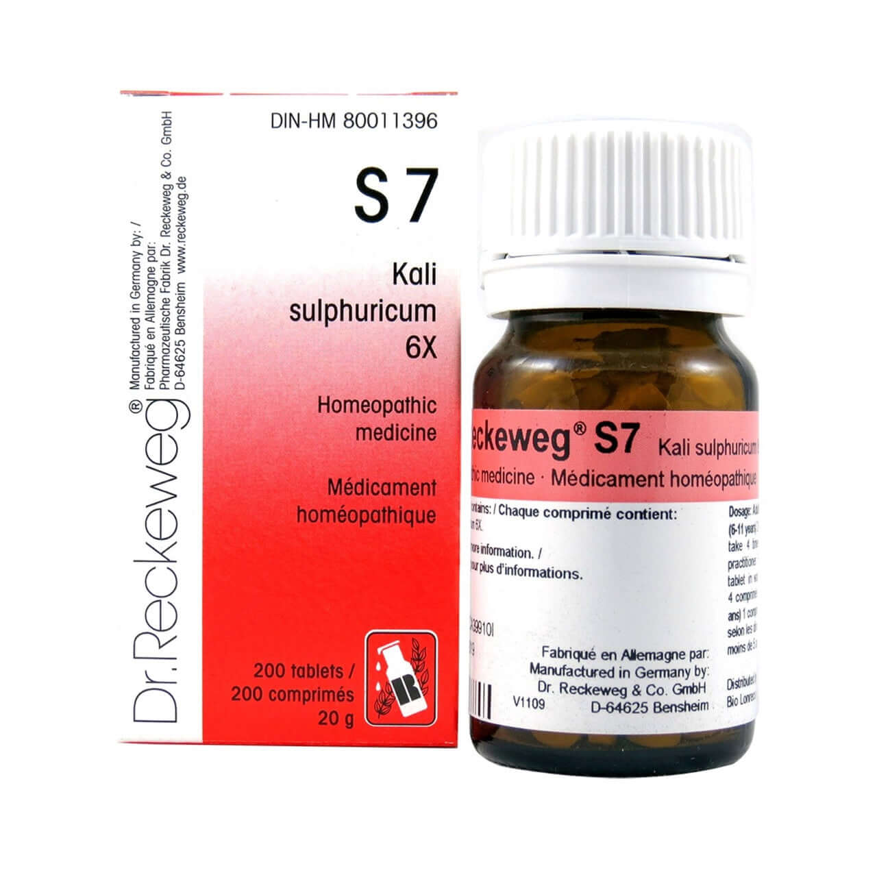 Dr Reckeweg S7 Kali Sulphuricum 6X - 200 Tabs | Village Vitamin Store ...
