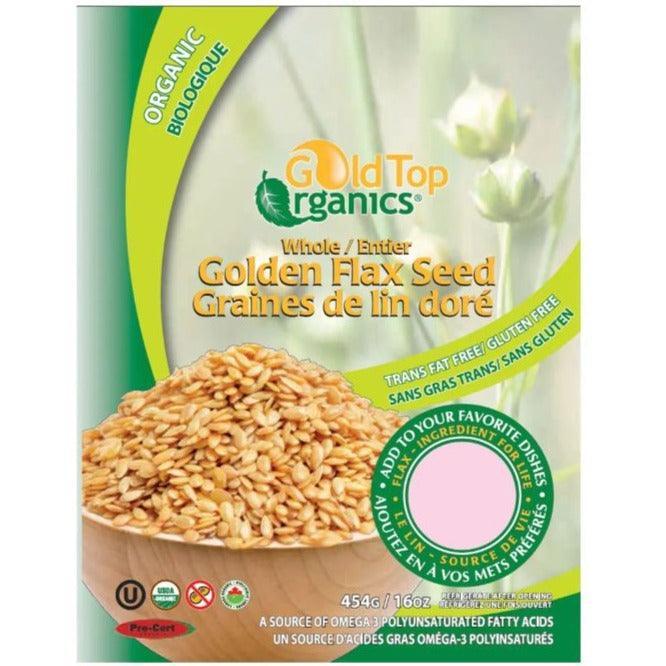 Gold Top Organics Golden Flax Seed 454g – Village Vitamin Store