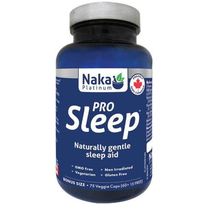 Naka Platinum PRO Sleep 75 Capsules | Village Vitamin Store Canada