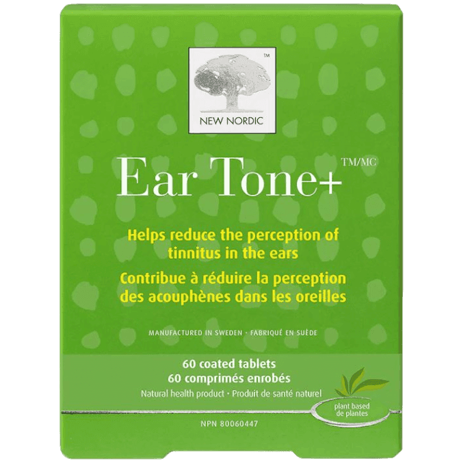 New Nordic Ear Tone+ 60 coated tablets – Village Vitamin Store