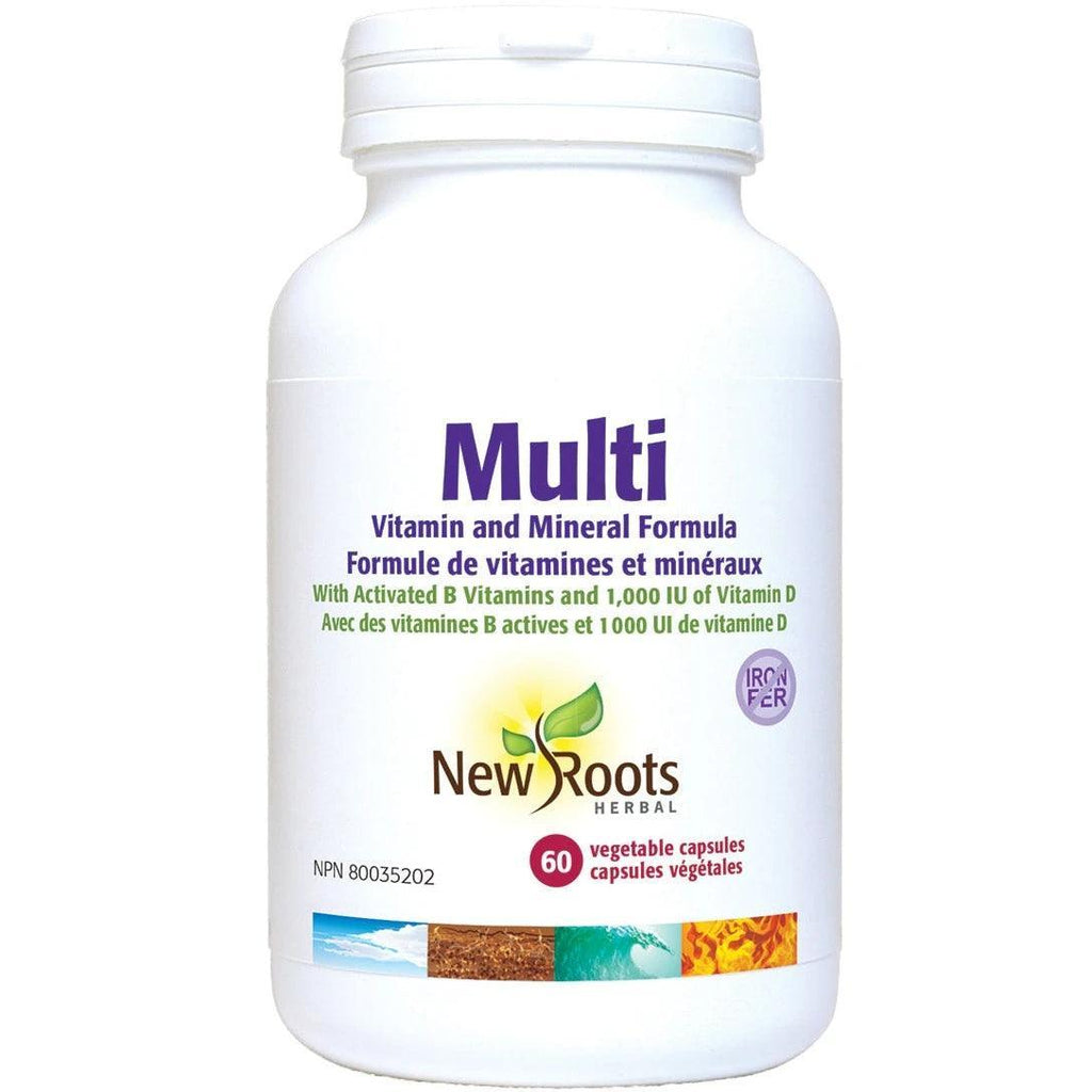 New Roots Multi 60 Veggie Caps – Village Vitamin Store