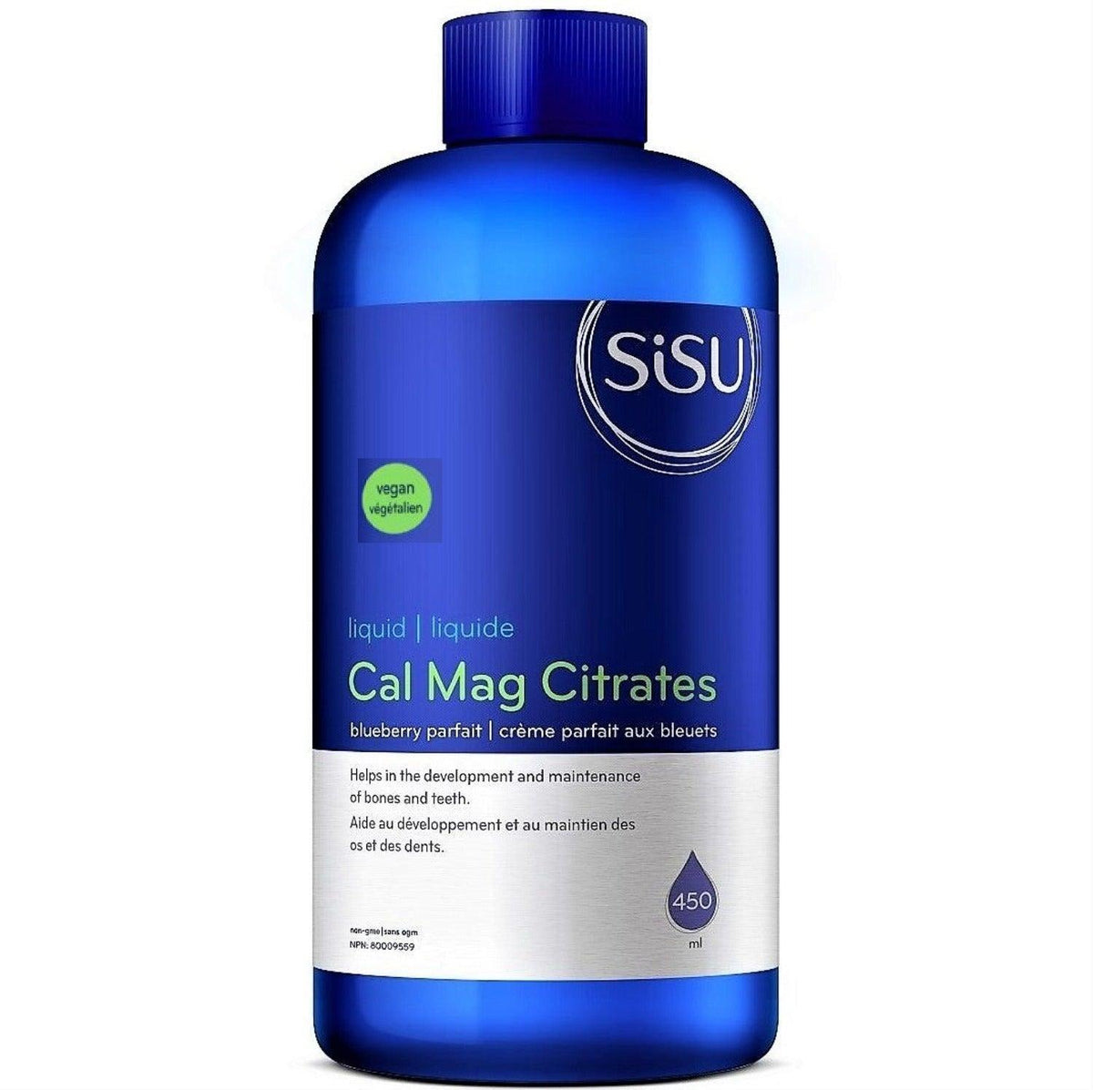 Sisu Calcium Magnesium Citrates Liquid Blueberry Parfait 450mL(vegan ...