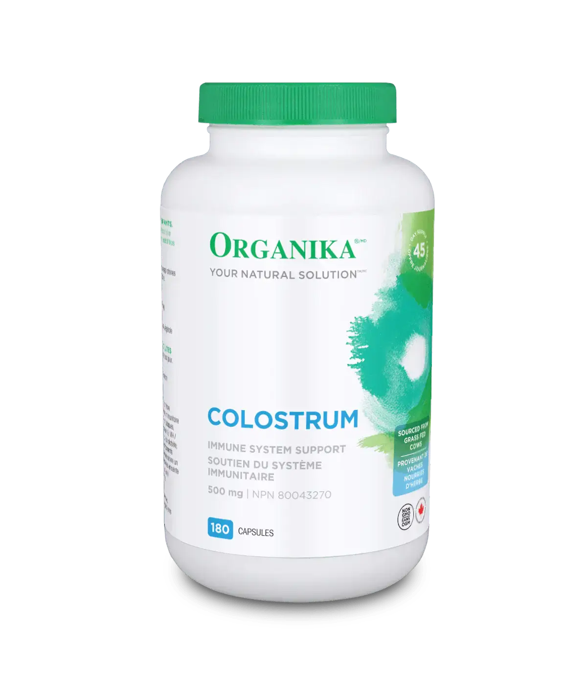 Organika Colostrum 500 mg – Immune & Gut Support (180 Capsules ...