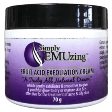 Simply EMUzing Fruit Acid Exfoliation Cream 70g | Village Vitamin Store ...