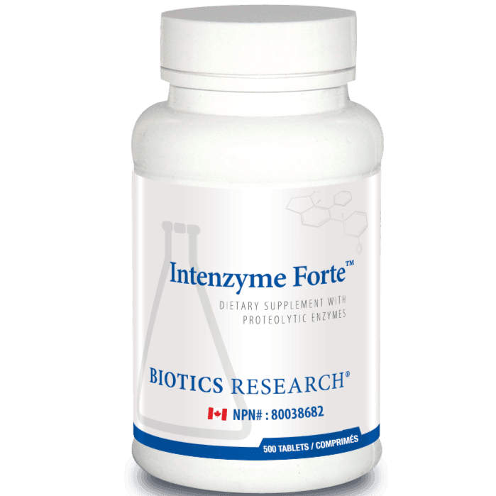 Biotics Research Intenzyme Forte 500 Tabs | Village Vitamin Store Canada