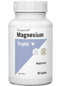 Trophic Magnesium Chelazome 100 mg 90 Caplets – Village Vitamin Store