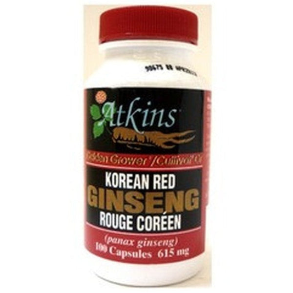 Atkins Ginseng Korean Red Ginseng 100 Caps – Village Vitamin Store