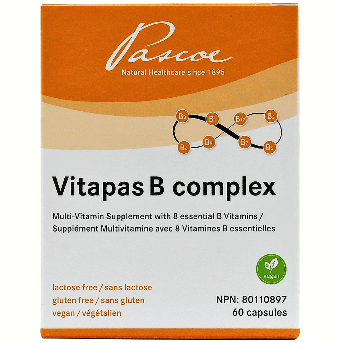 Pascoe Vitapas B Complex 60 Capsules | Village Vitamin Store Canada