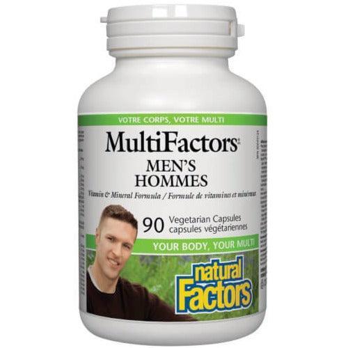 Natural Factors Multi Factors Men's 90 Veggie Caps – Village Vitamin Store