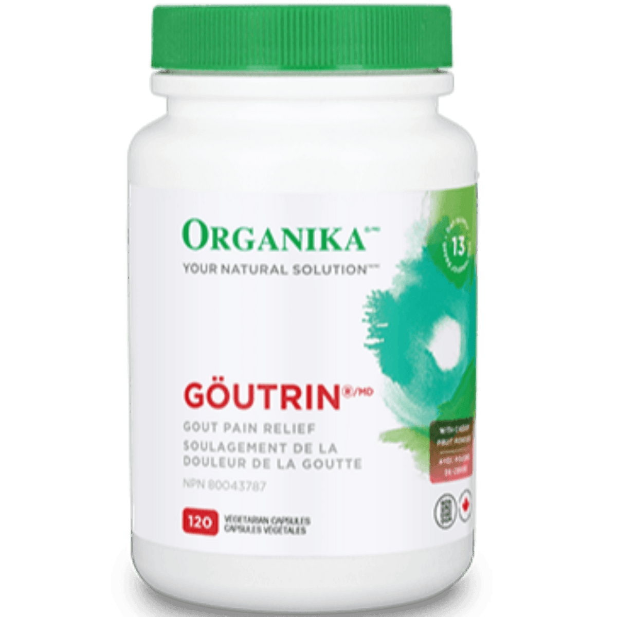 Organika Goutrin® – Uric Acid & Joint Support (120 Veggie Capsules ...